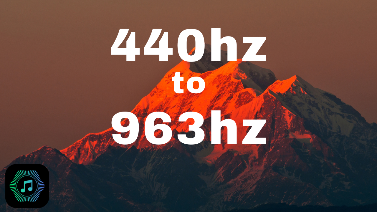 Convert 440 Hz to 963 Hz - HZP